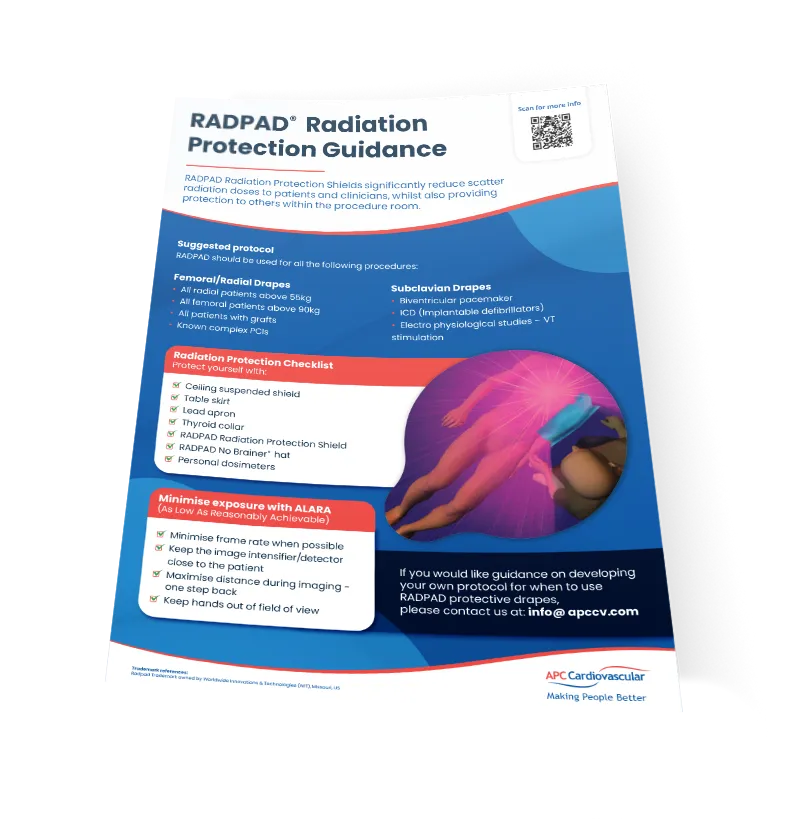 RADPAD Radiation Protection | APC Cardiovascular